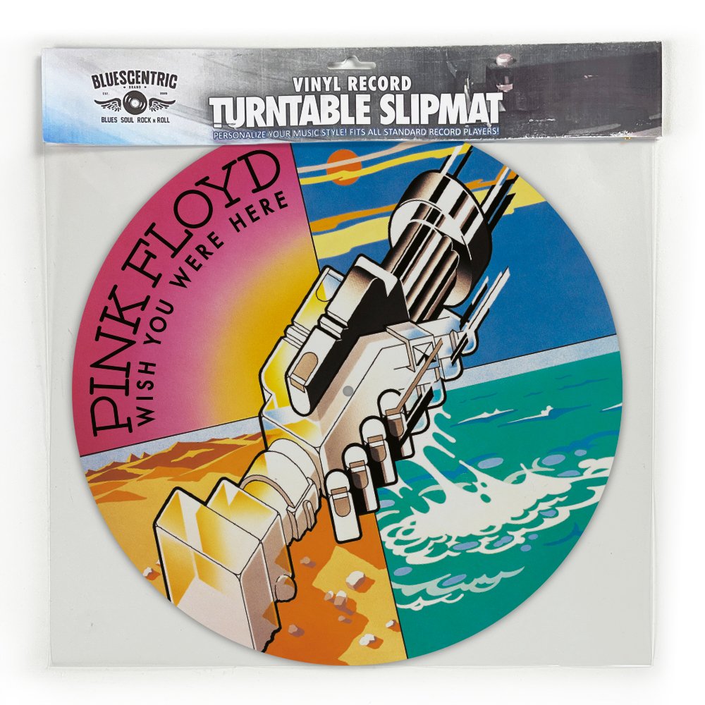 Graphic Pink Floyd Handshake Wish You Were Here Turntable Slip Mat ...
