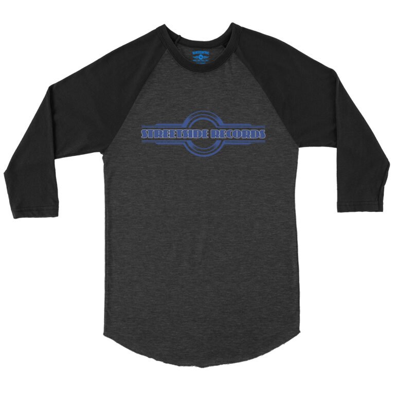 Vintage Streetside Record Store Baseball T-Shirt – Bluescentric