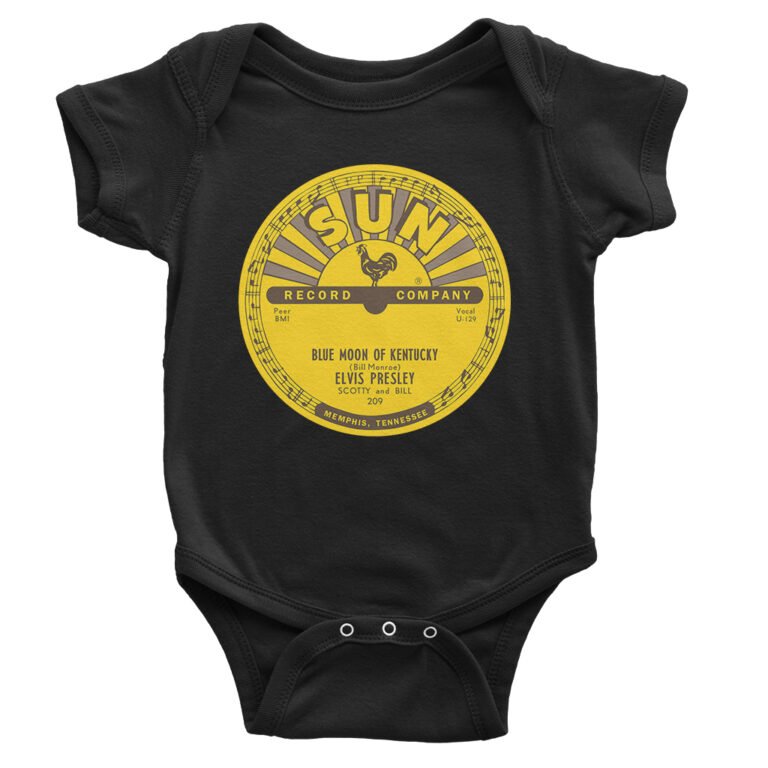 Sun Records x Elvis Presley Blue Moon of Kentucky Baby Onesie ...