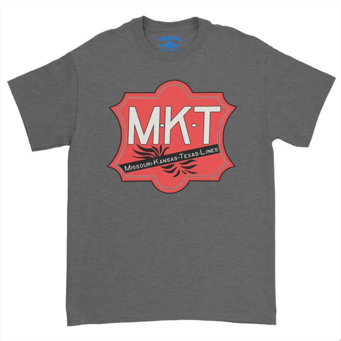 MKT Railroad T-Shirt – Heavy Cotton – Bluescentric